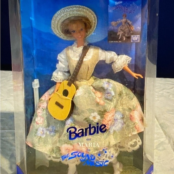 Barbie | Other | Barbie Maria Doll In Floral Dress With Yellow Guitar ...